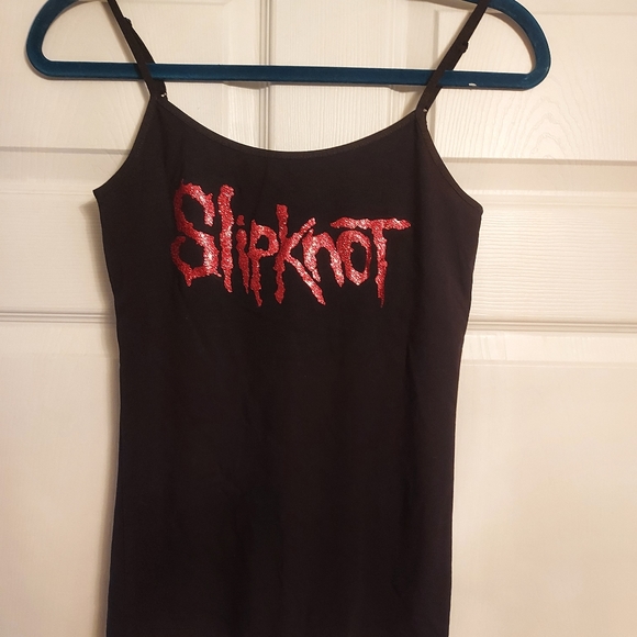 Tops | Slipknot Tank Top Red Glitter Numetal Deftones Tool Slipknot ...